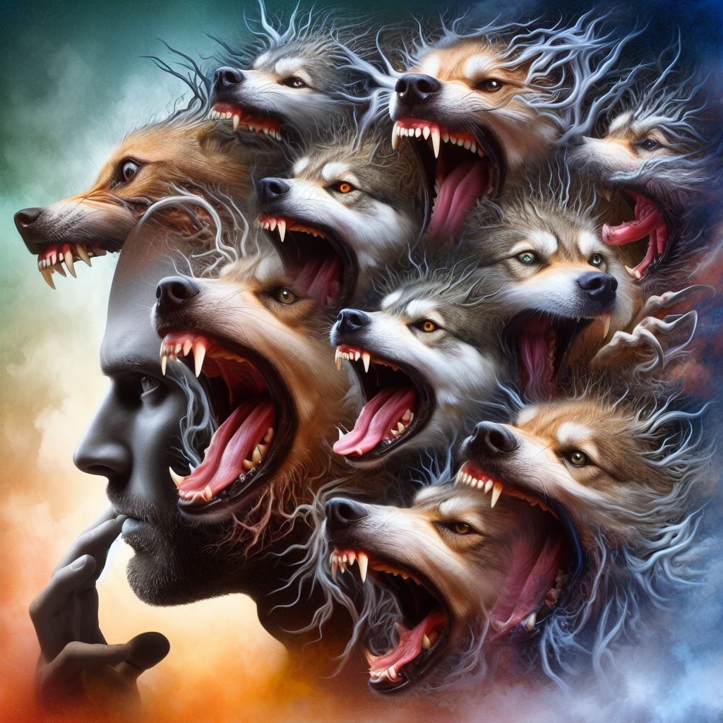 The Phobia Project : Cynophobia - AI Generated Artwork - NightCafe Creator