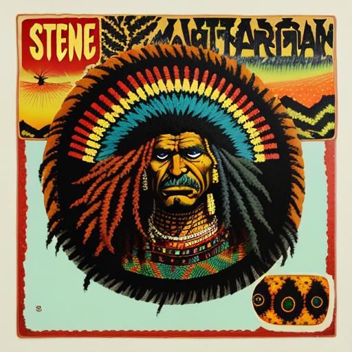 Australian Aboriginal stoner rock,album cover - AI Generated Artwork ...