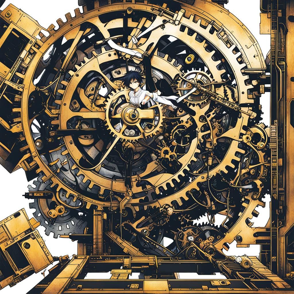 “Mechanics of The Mind” - AI Generated Artwork - NightCafe Creator