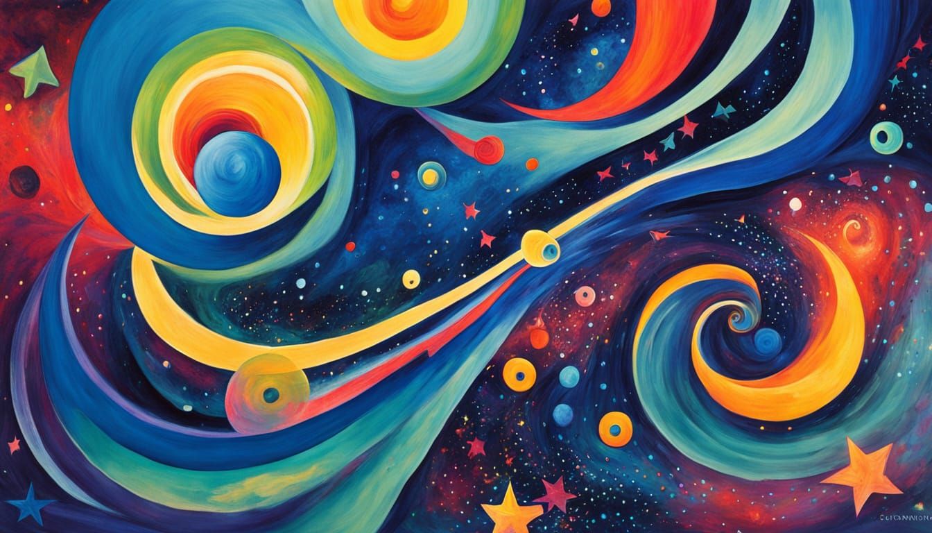 Vibrant Geometric Dreamscapes Inspired by Modern M... - AI Art