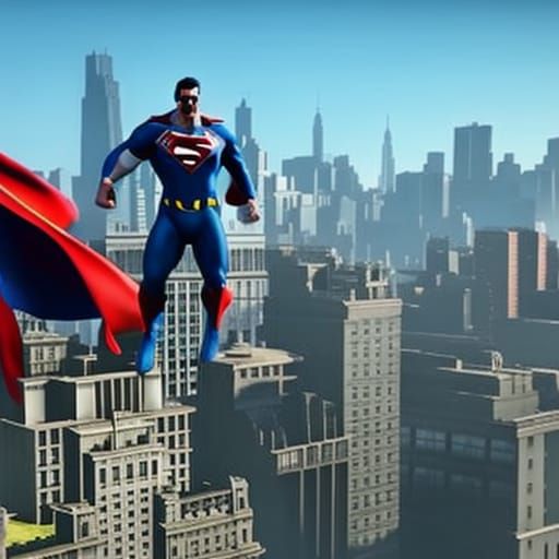 (Slight Fail) Superhero 8k 64k HDR Unreal Engine 5 Cry Engine Superman ...