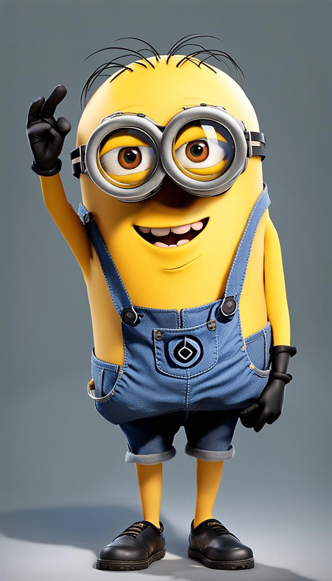 A character that is instantly recognizable as a Minion from the ...