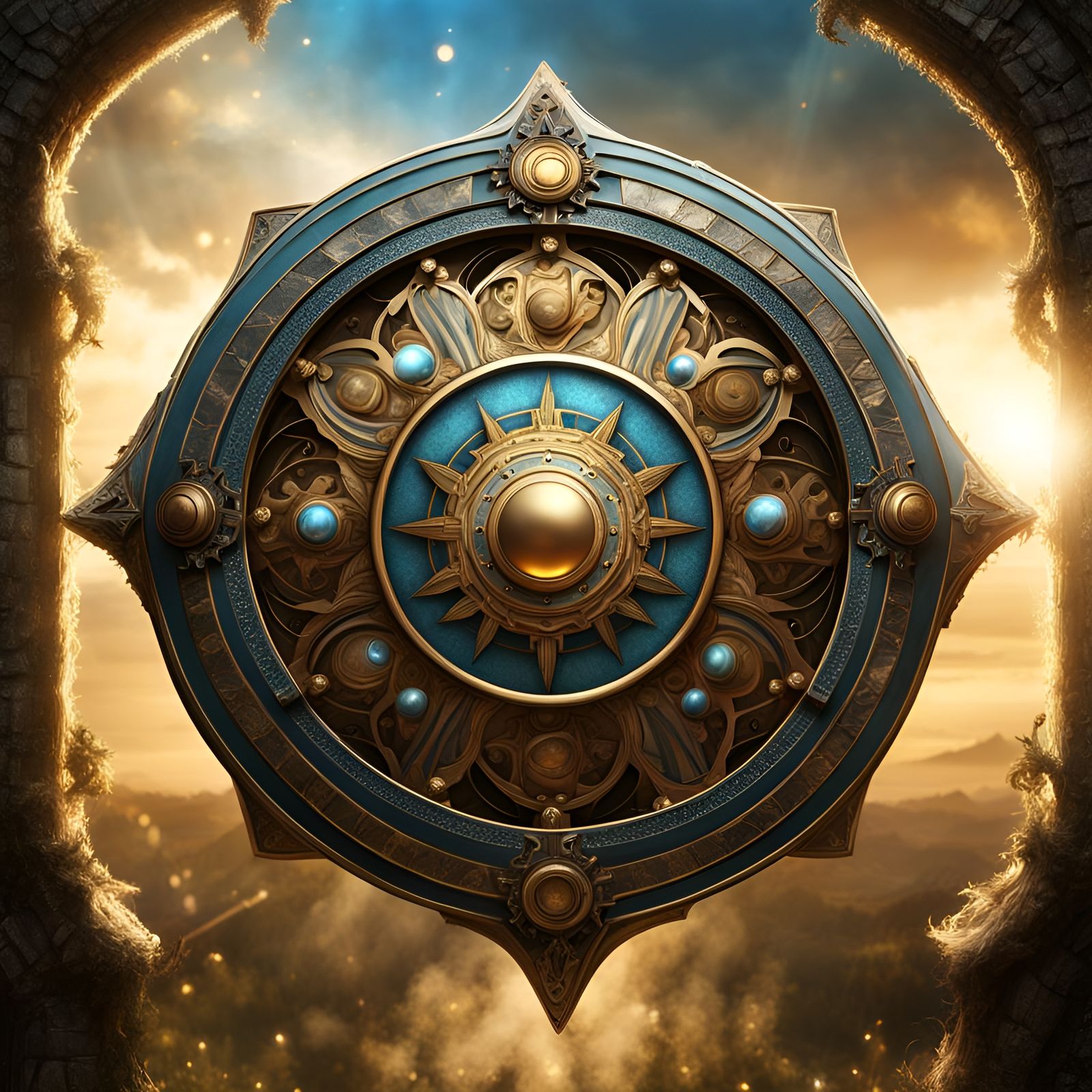 The Eternal Shield of Elhaz - AI Generated Artwork - NightCafe Creator