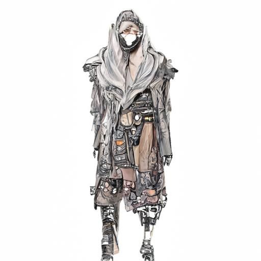 Cloaked Post apocalyptic Wanderer - AI Generated Artwork - NightCafe ...