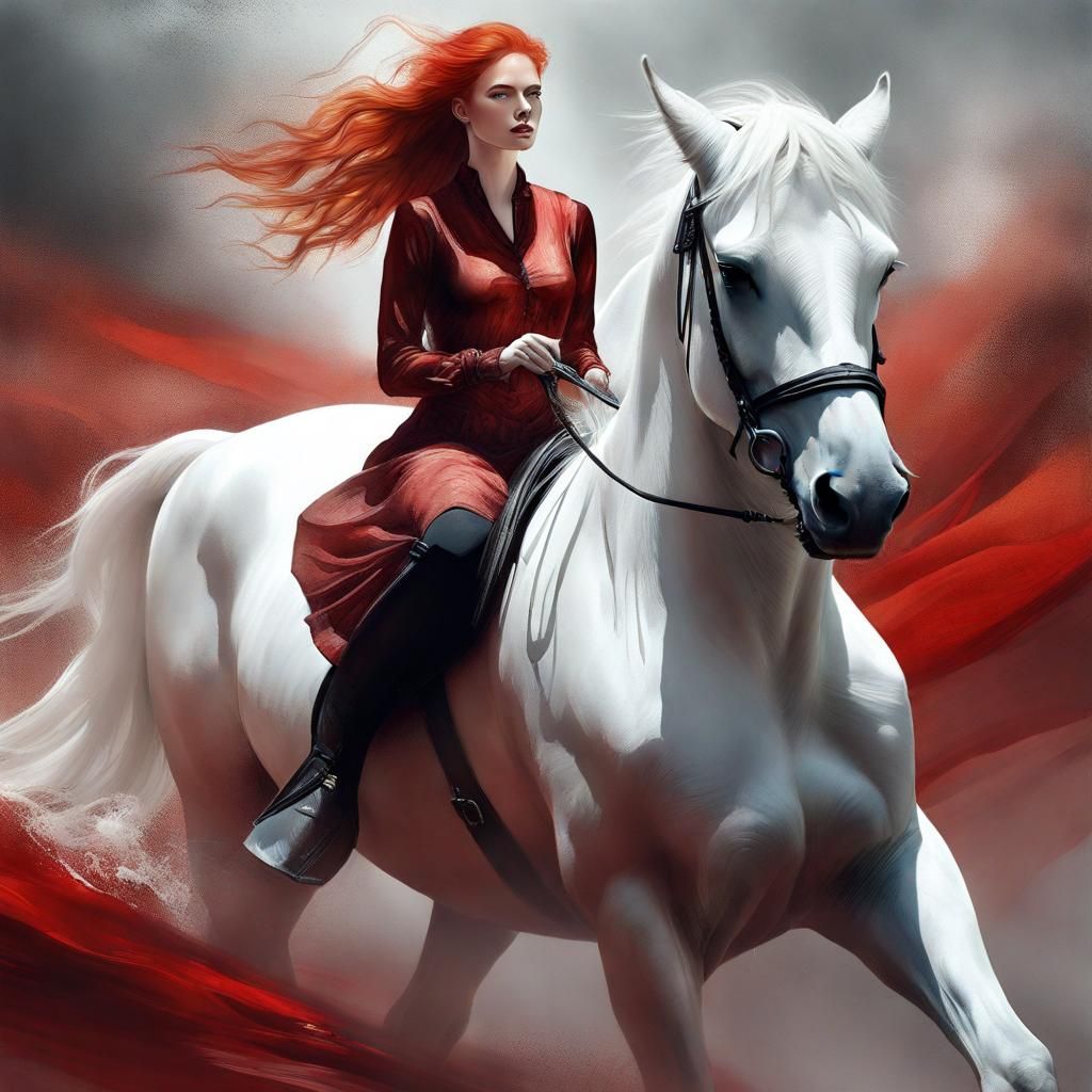 Horse riding… - AI Generated Artwork - NightCafe Creator
