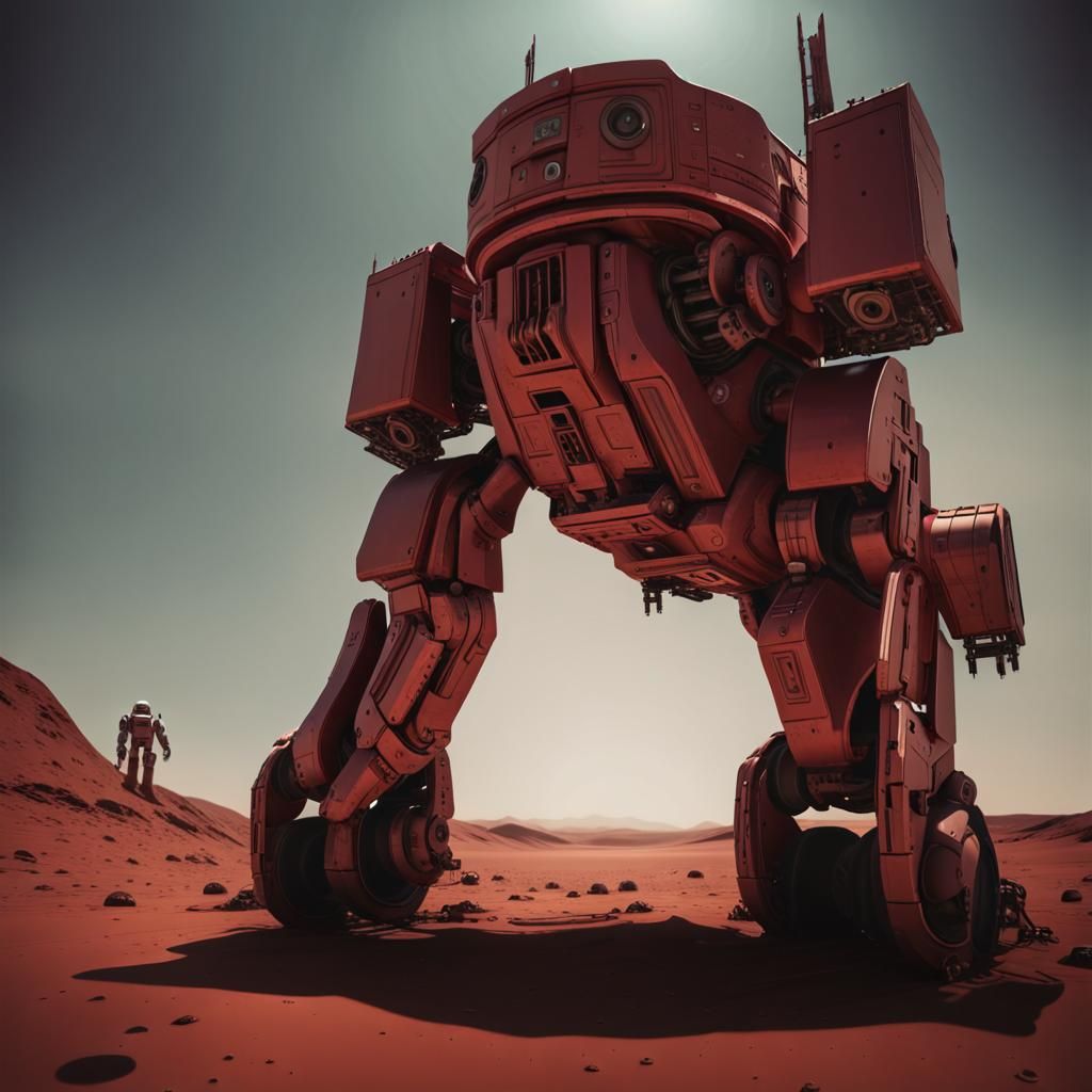 Mars tech - AI Generated Artwork - NightCafe Creator