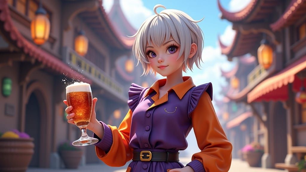 Glowing Barkeep of Wonder - AI Art