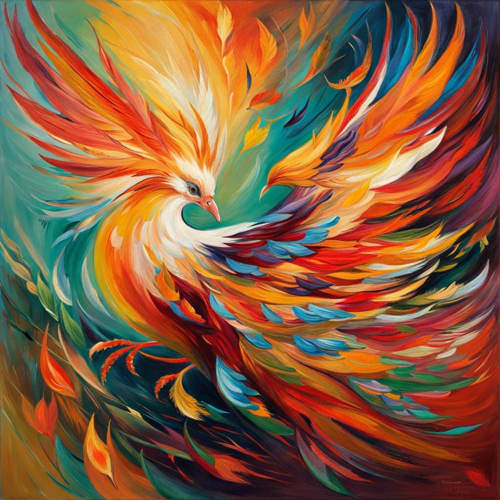 Impressions of a Firebird - AI Generated Artwork - NightCafe Creator