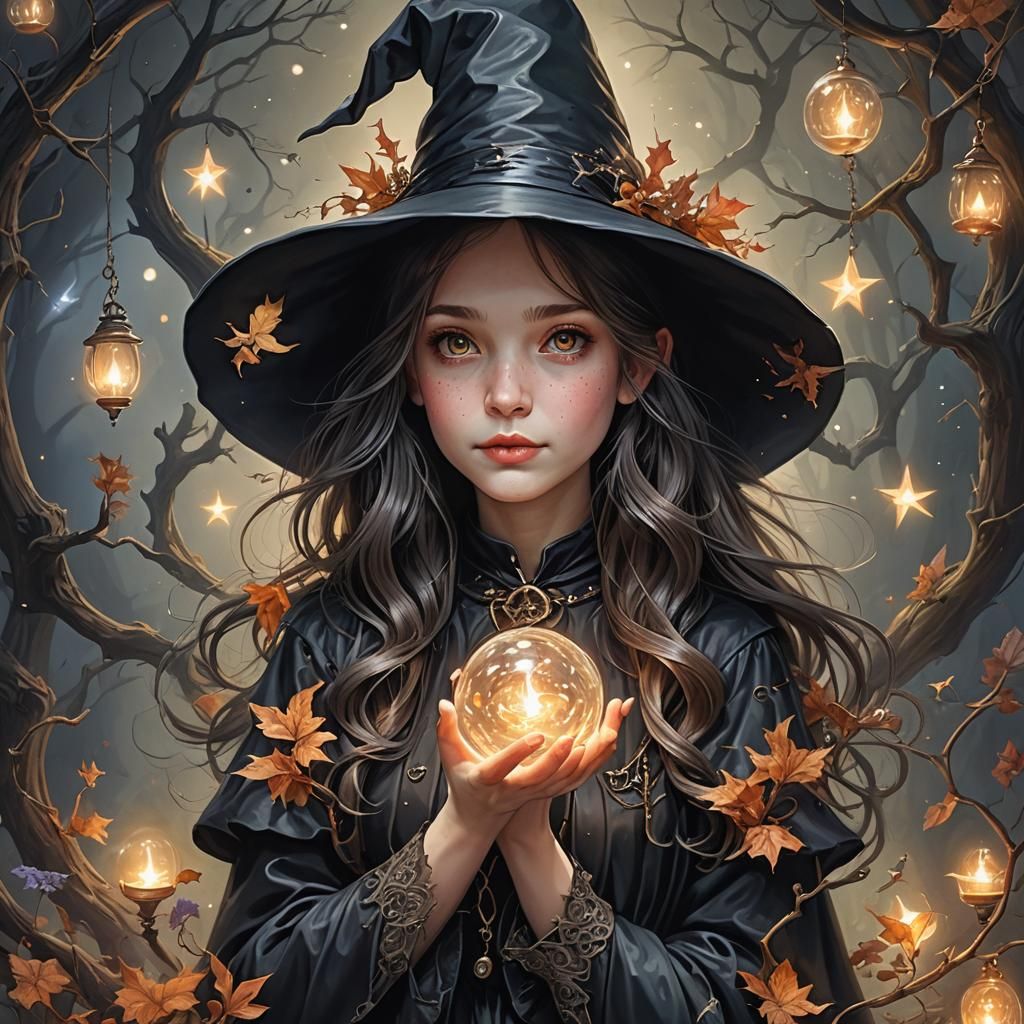 Little Witch - AI Generated Artwork - NightCafe Creator
