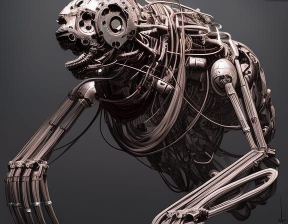 The Machine Swarm : The Scrap Hound. MSS # 4 - AI Generated Artwork ...