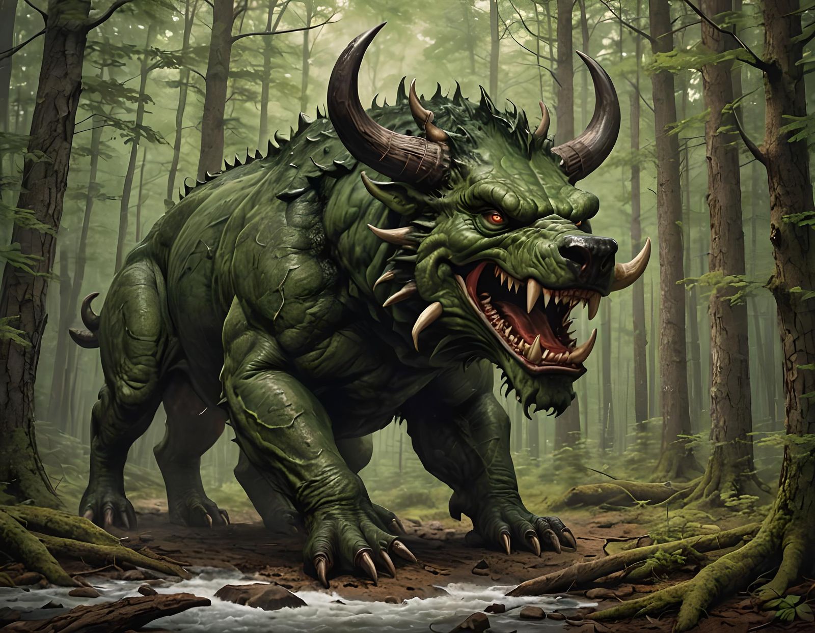 The Hodag - is a mythical creature from Wisconsin folklore, said to resemble a fearsome horned ...