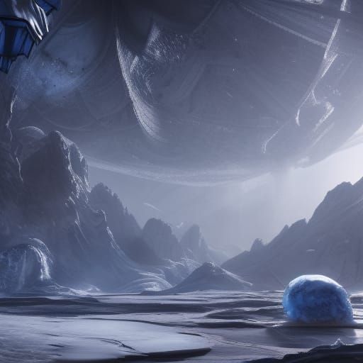 Théâtre D’opéra Spatial set on an ice planet - AI Generated Artwork ...