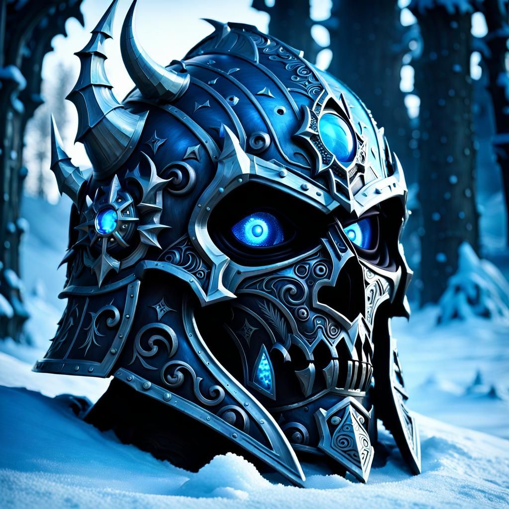 Lich Helmet - AI Generated Artwork - NightCafe Creator