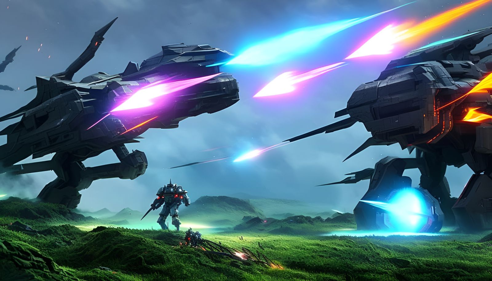 mecha world - AI Generated Artwork - NightCafe Creator