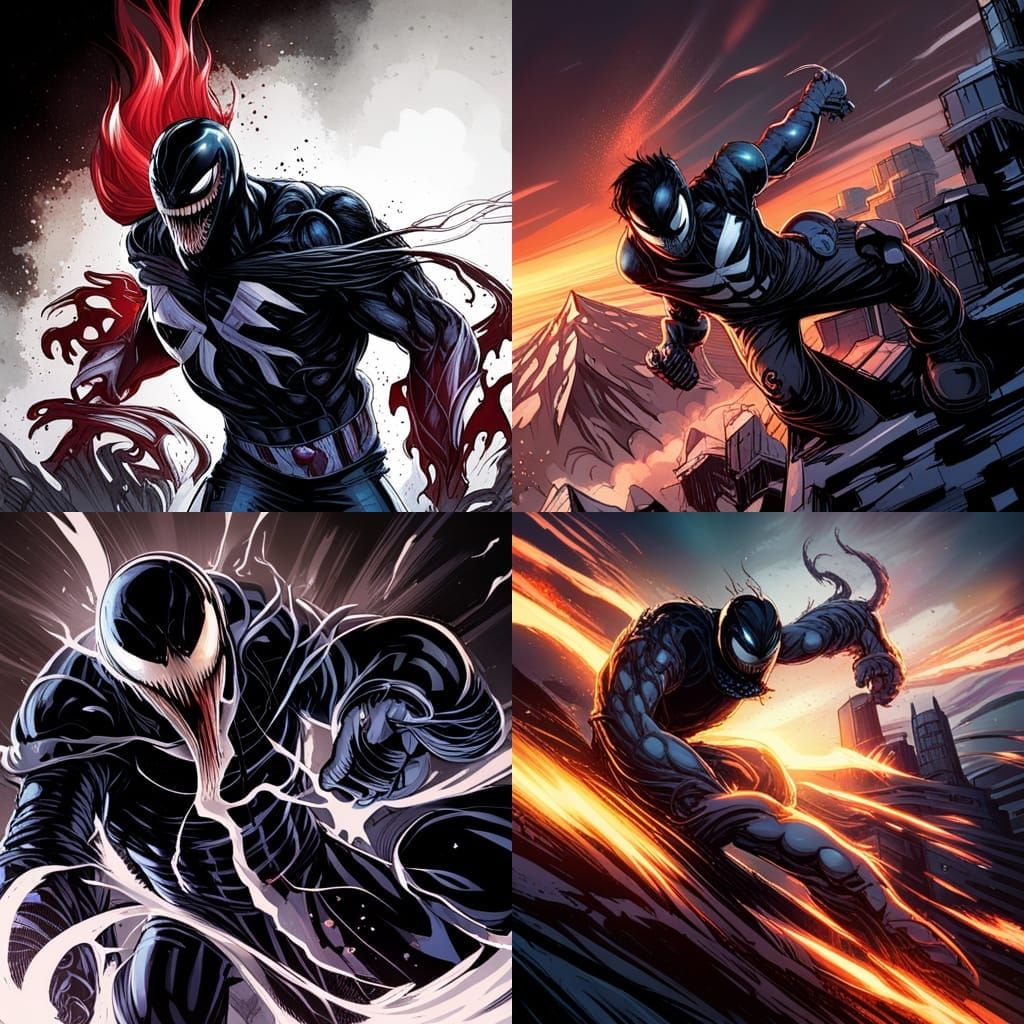 Venom's Full Potential - AI Generated Artwork - NightCafe Creator
