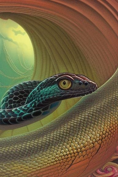 Snake - AI Generated Artwork - NightCafe Creator