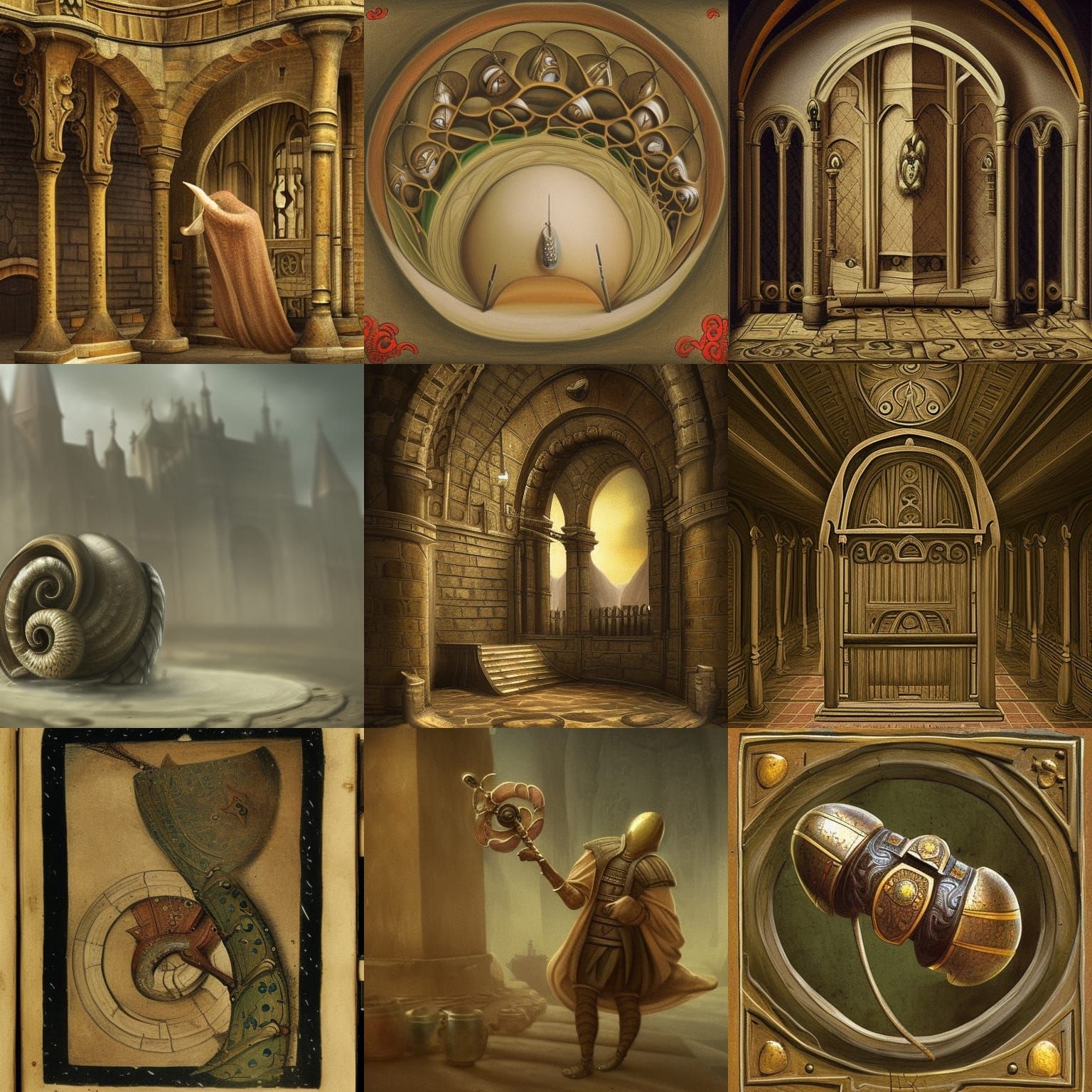 a medieval snail - AI Generated Artwork - NightCafe Creator