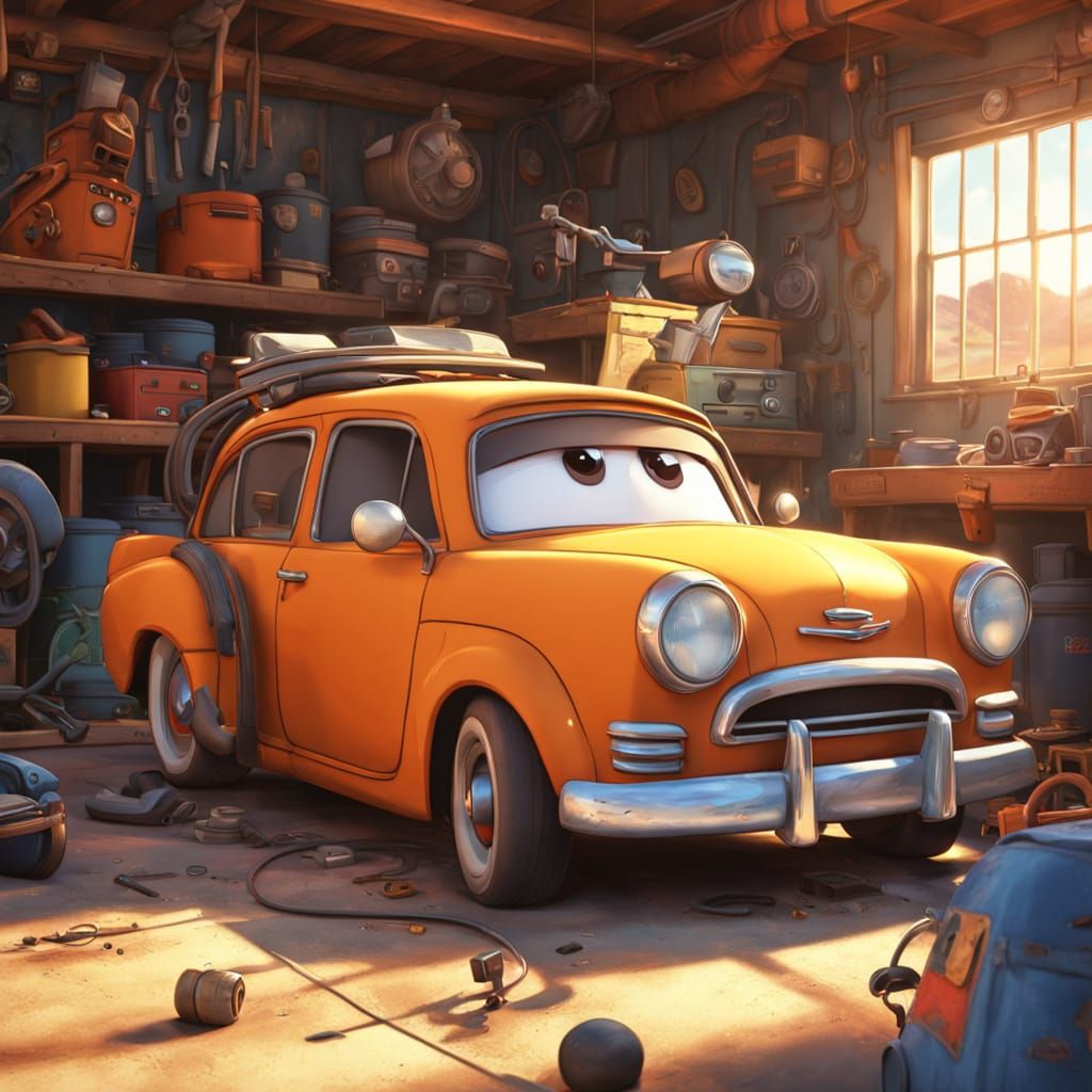 I´m tired.... - Grumpy Monkey Garage Mechanic Takes a Break