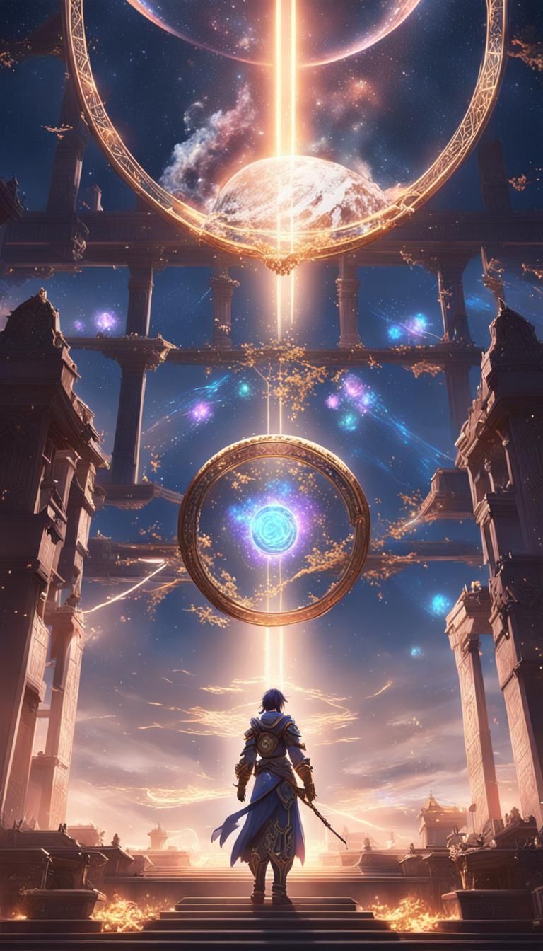 Ancient Cosmic City - AI Generated Artwork - NightCafe Creator