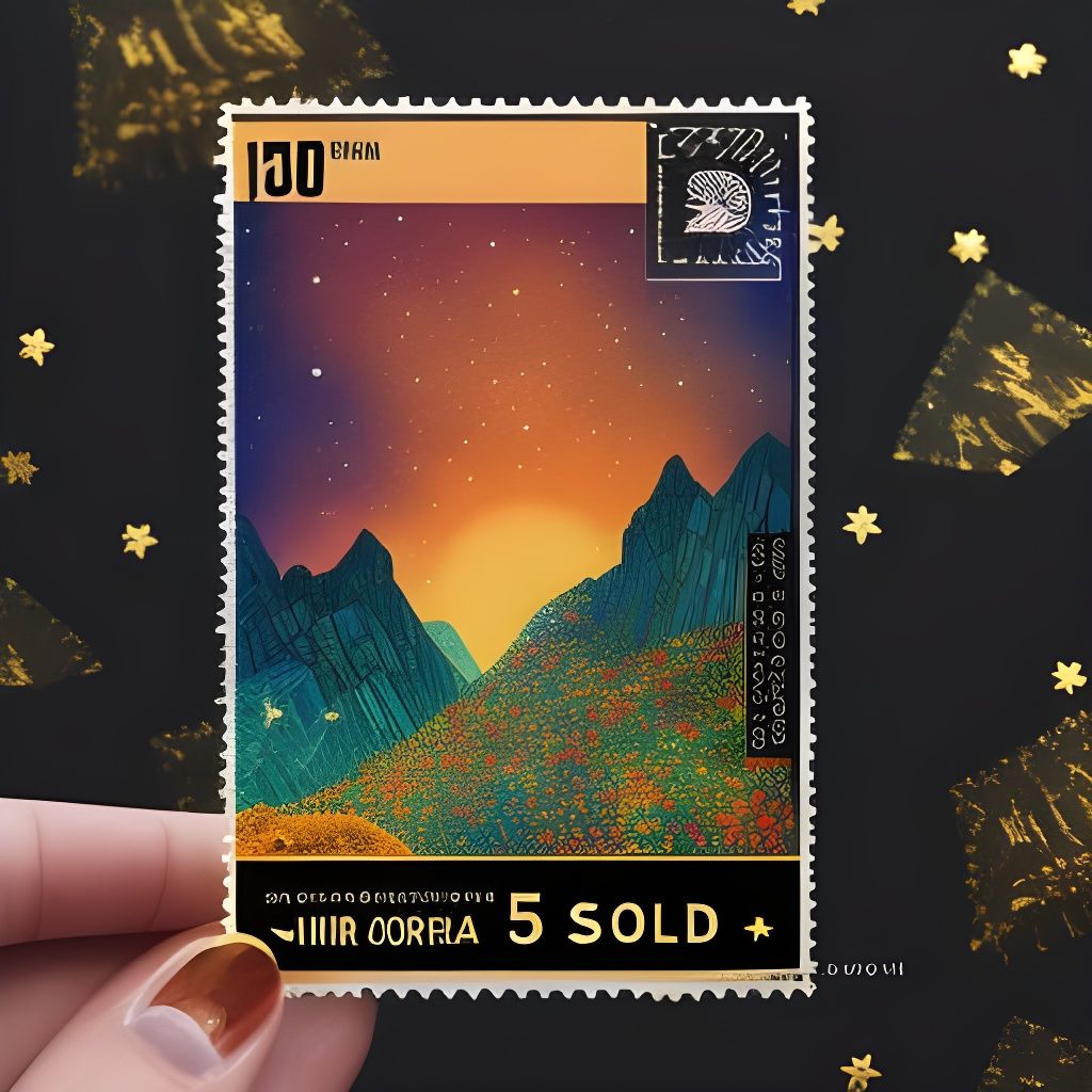 Postage Stamps - AI Generated Artwork - NightCafe Creator