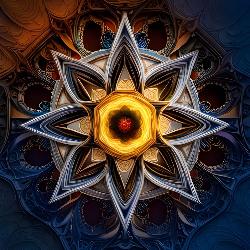 Geometric Art - AI Generated Artwork - NightCafe Creator