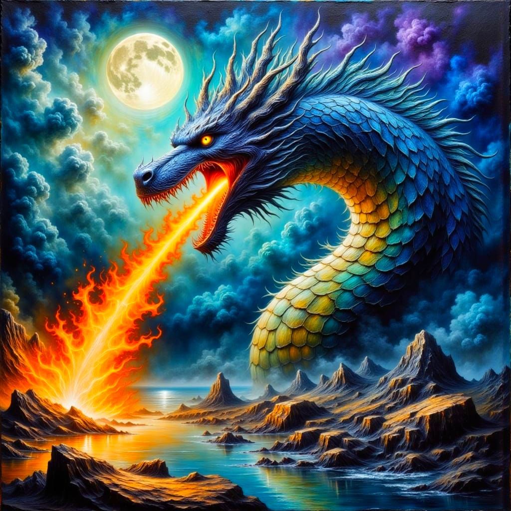 Angry Sea Serpent