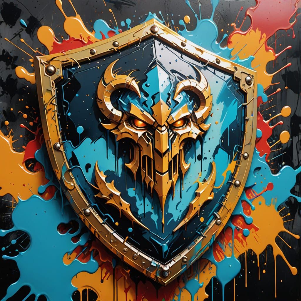 Ethereal Shield of Ancient Power - AI Art