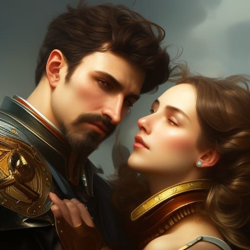 Lovers - AI Generated Artwork - NightCafe Creator