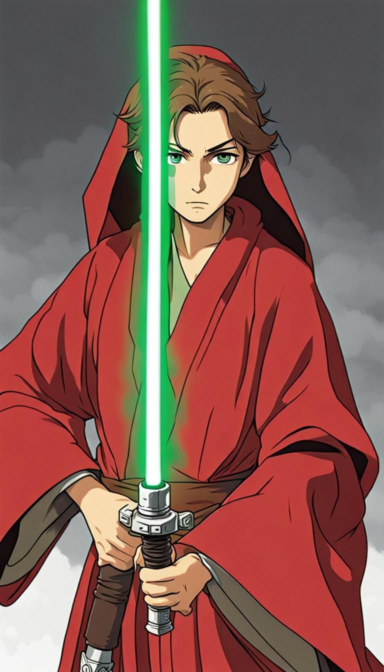 Jedi Knight Red Robes - AI Generated Artwork - NightCafe Creator