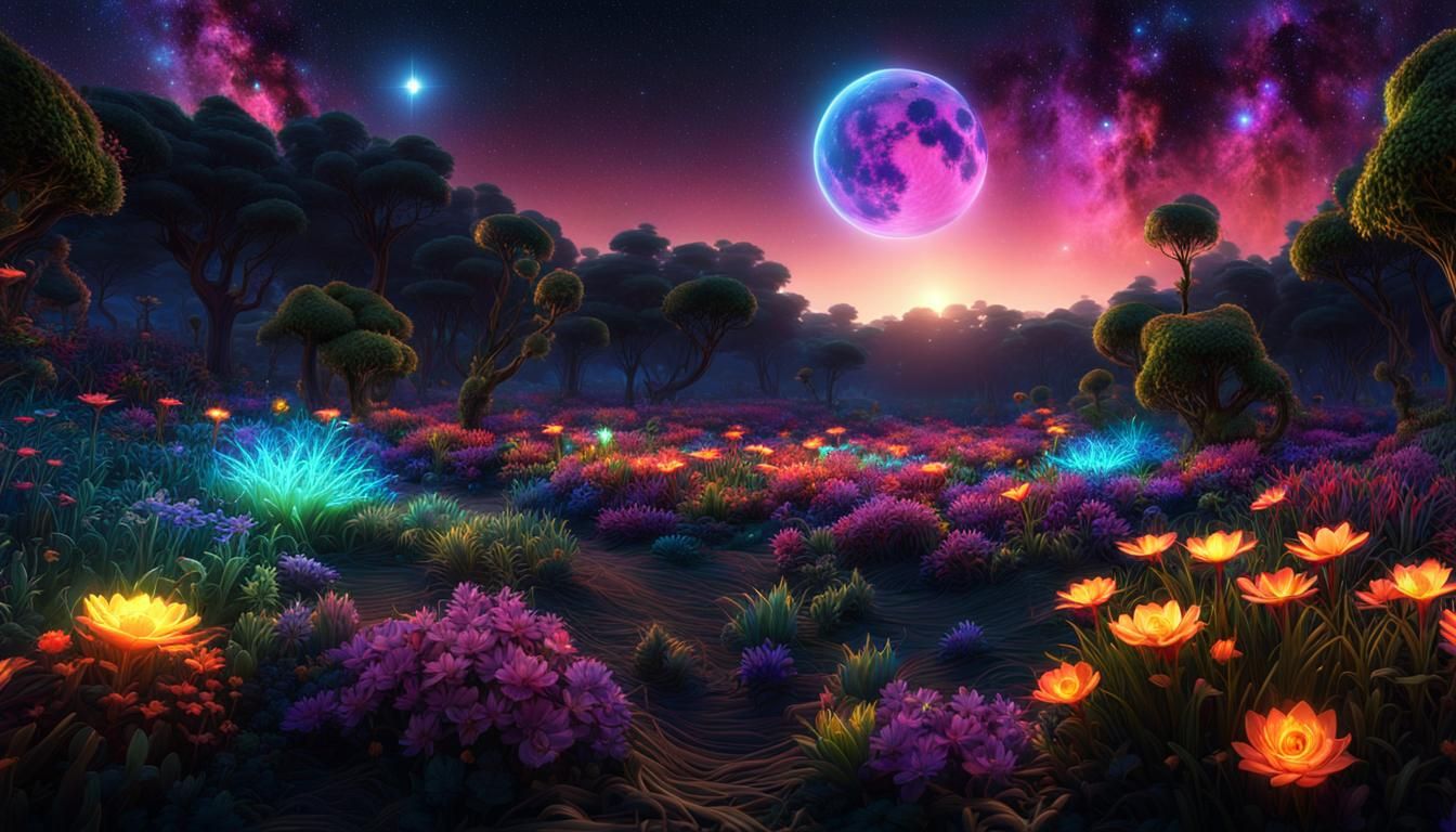 Alien Spring - AI Generated Artwork - NightCafe Creator