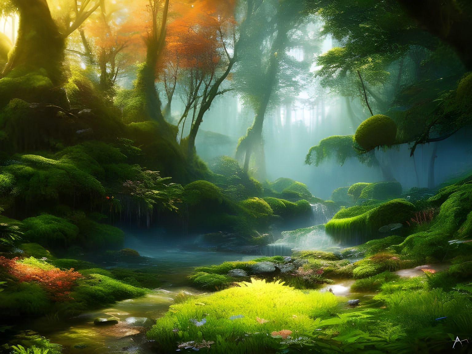 Magical Clearing - AI Generated Artwork - NightCafe Creator