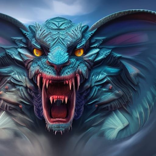 Manticore. - AI Generated Artwork - NightCafe Creator