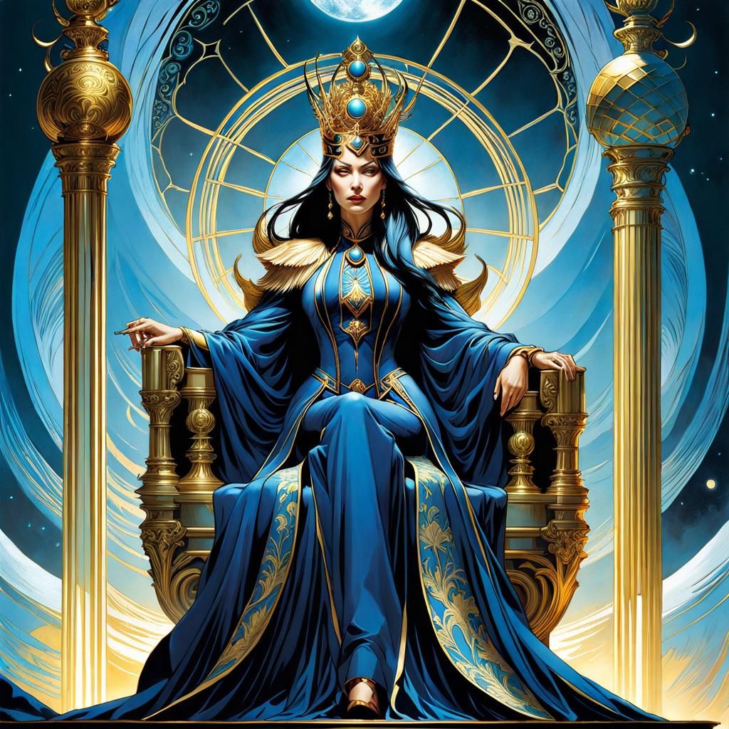 Tarot Card "The Empress!" Cover art by James Jean, Guweiz and Luis Royo ...