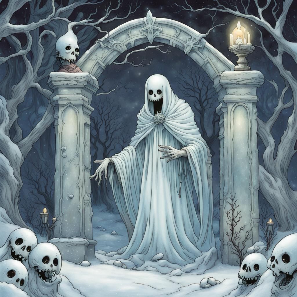 Winter Phantom - AI Generated Artwork - NightCafe Creator