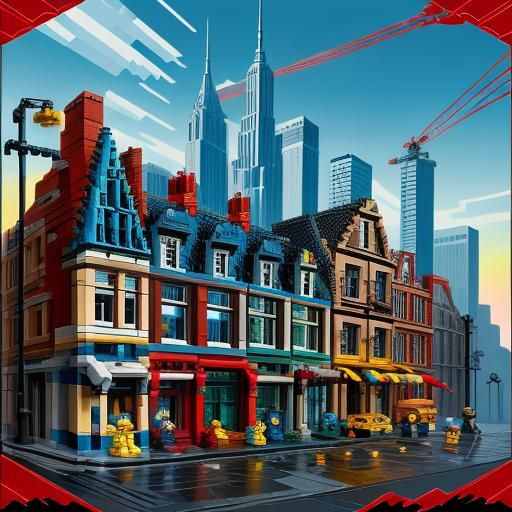 Lego building sets - AI Generated Artwork - NightCafe Creator