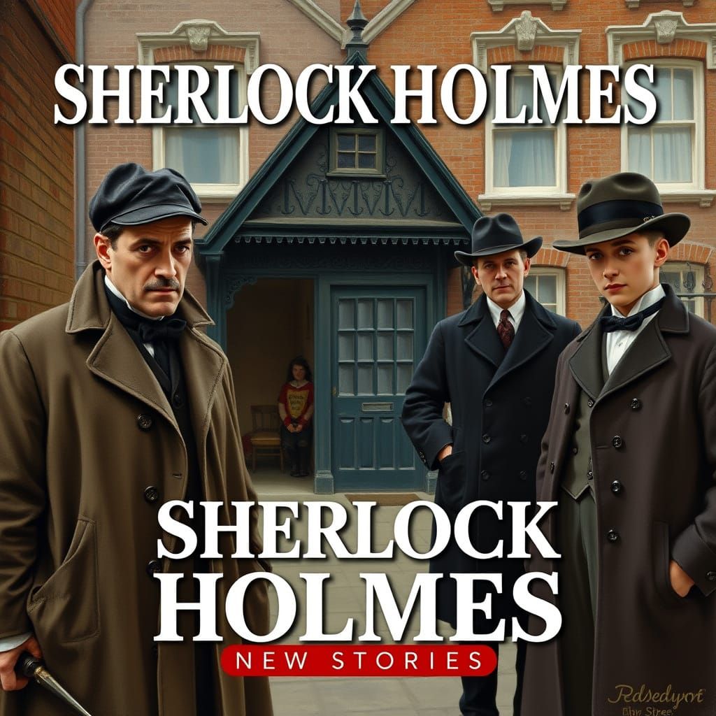 Sherlock Holmes in a New Era, as an Oil Painting - AI Art