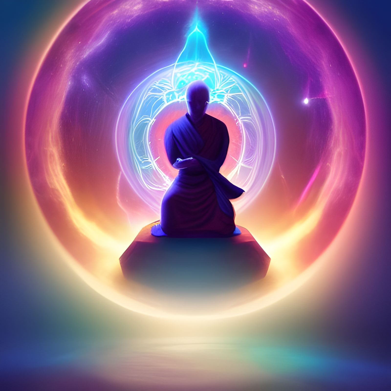 The Monk of Ethur - AI Generated Artwork - NightCafe Creator