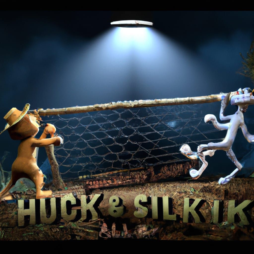 Huckleberry Finn vs Huckleberry Hound in a Hell in a Cell match ...