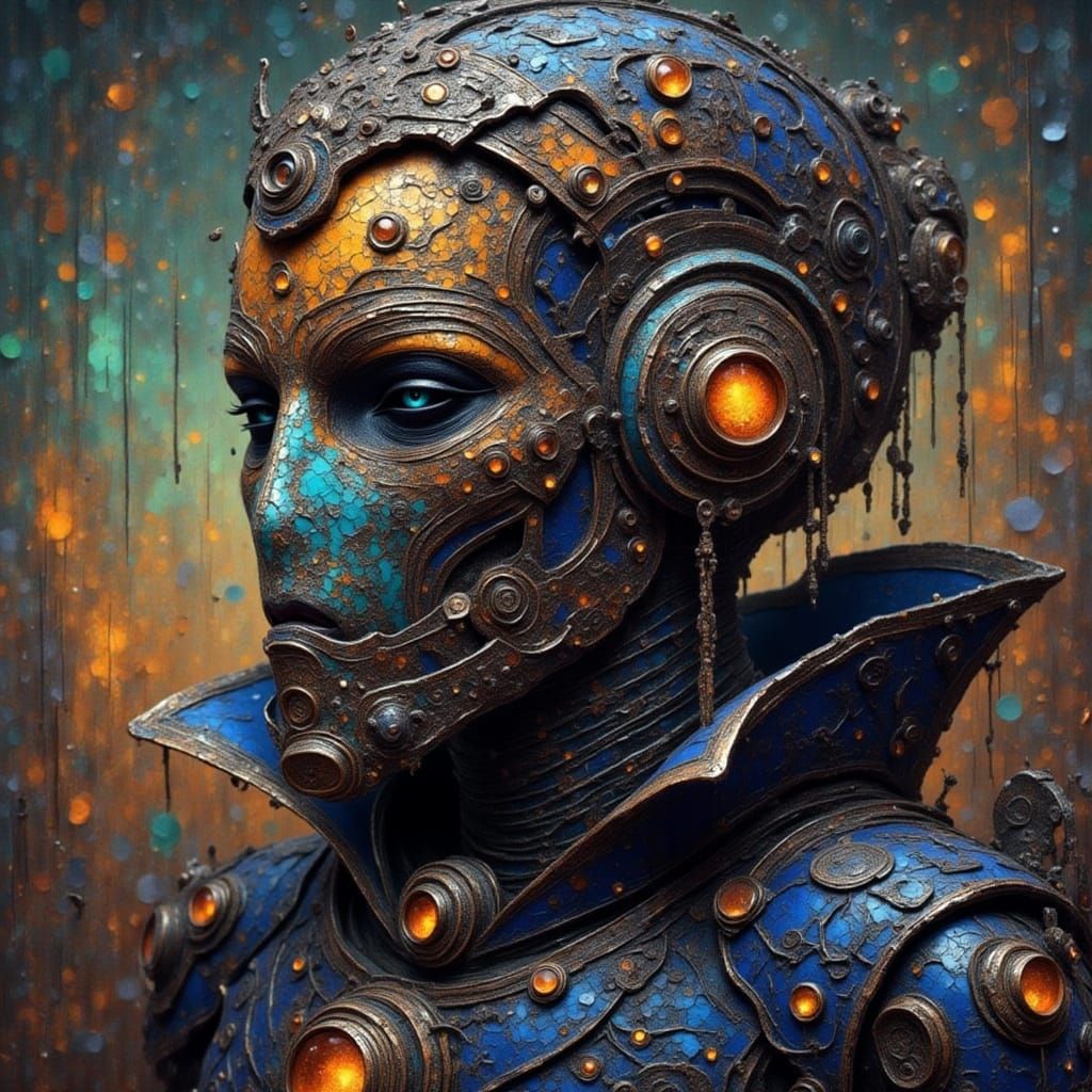 Surreal Diamond Realm in Flux - AI Art