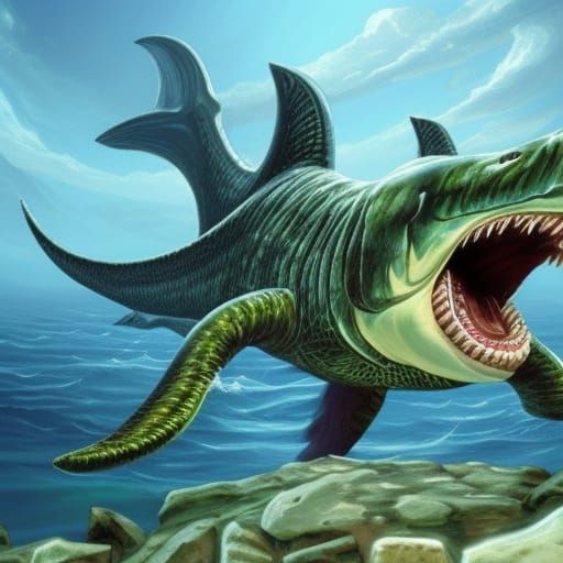 An inconceivable leviathan - AI Generated Artwork - NightCafe Creator