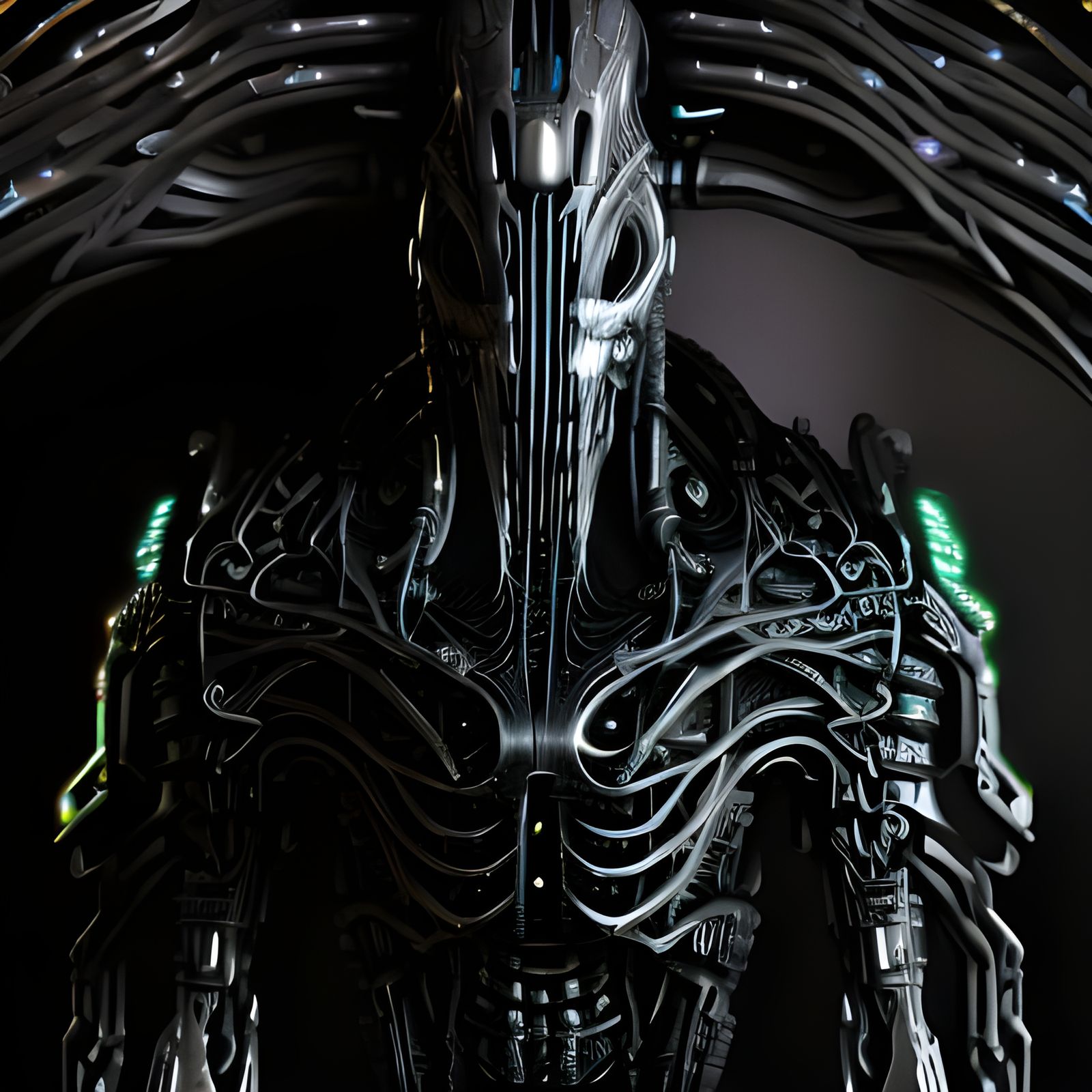 Alien Cyborg V6 - AI Generated Artwork - NightCafe Creator