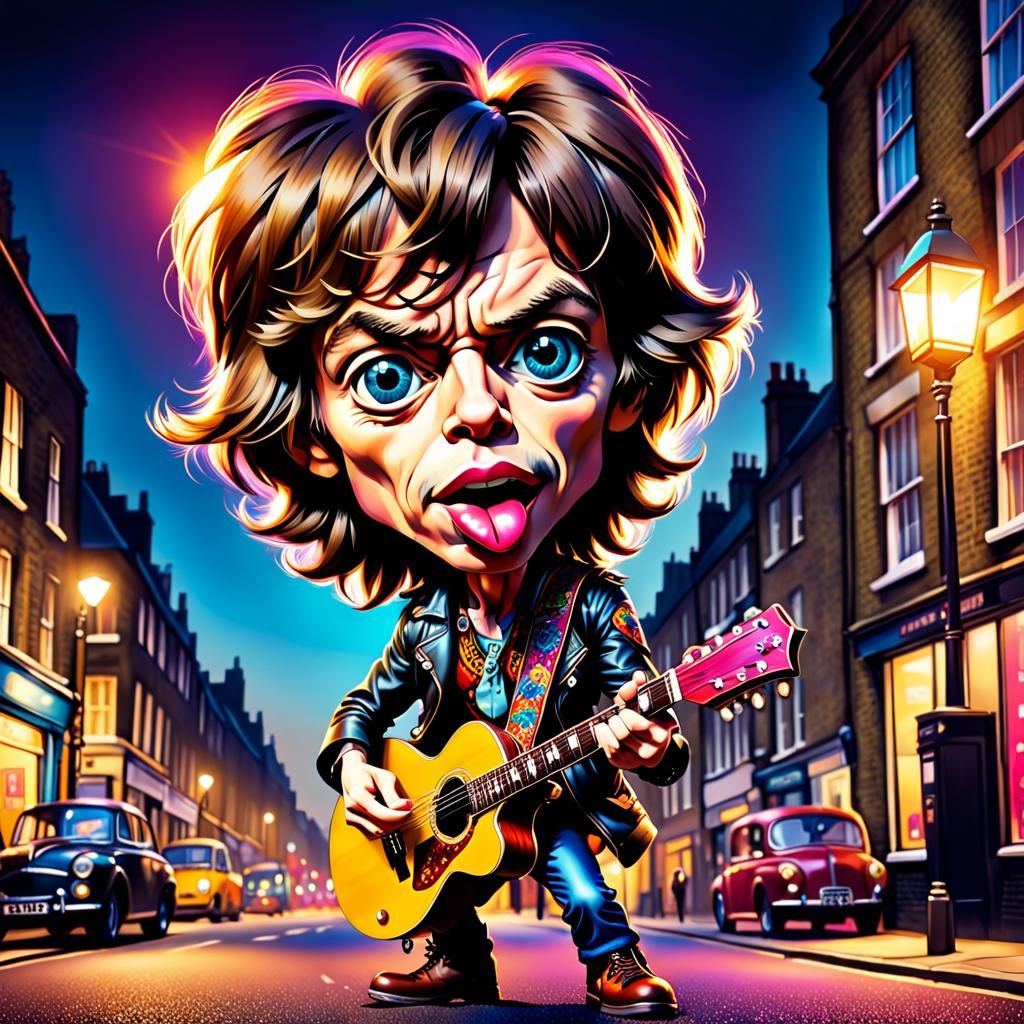 Chibi Mick Moves Like Jagger 💜💫🎙️👄 - AI Generated Artwork - NightCafe ...