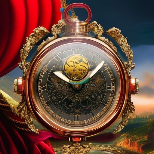 Time Keeps on Slipping Into the Future - AI Generated Artwork ...