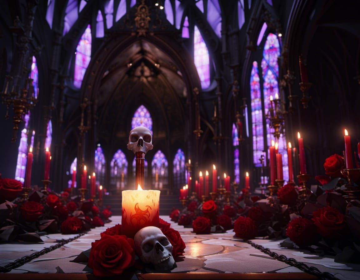 GOTH CHURCH - AI Generated Artwork - NightCafe Creator