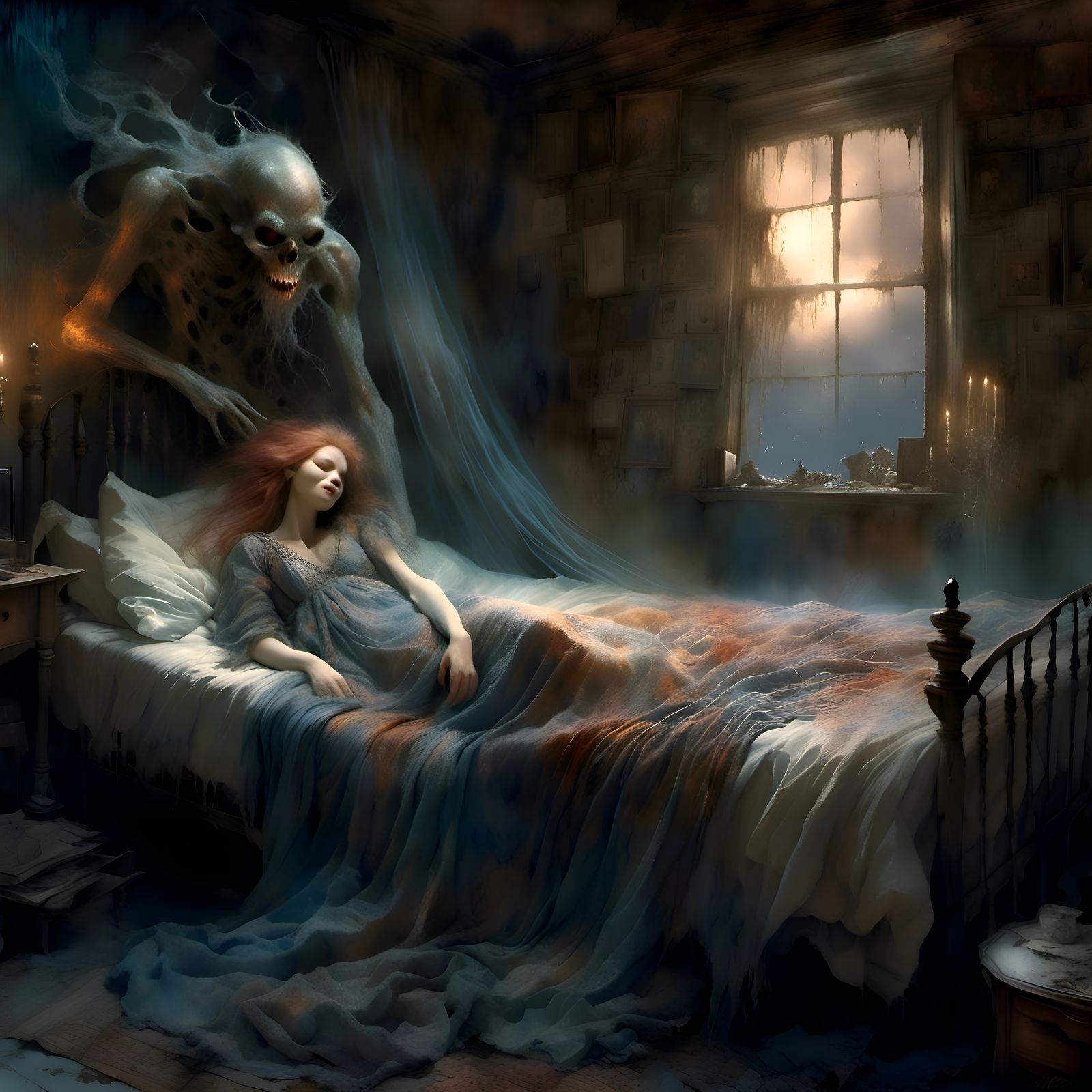 Sleep Demon - AI Generated Artwork - NightCafe Creator