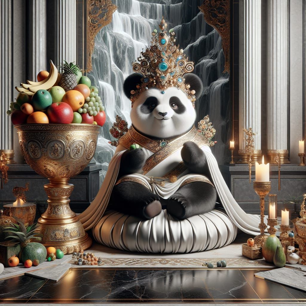 God panda - AI Generated Artwork - NightCafe Creator
