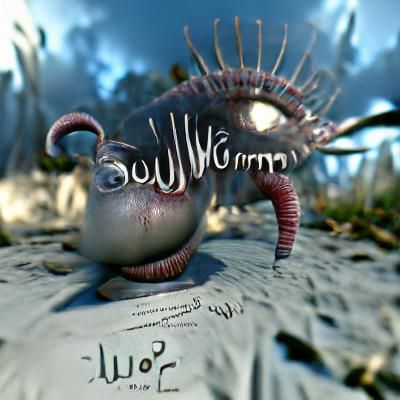 Soul-worm Tim burton CryEngine - AI Generated Artwork - NightCafe Creator