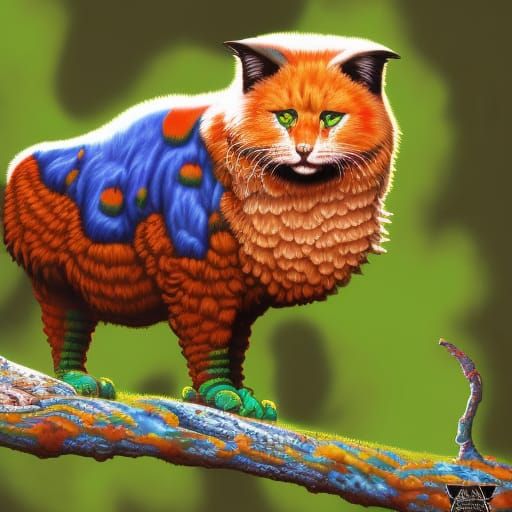 Nuclear Cat - AI Generated Artwork - NightCafe Creator