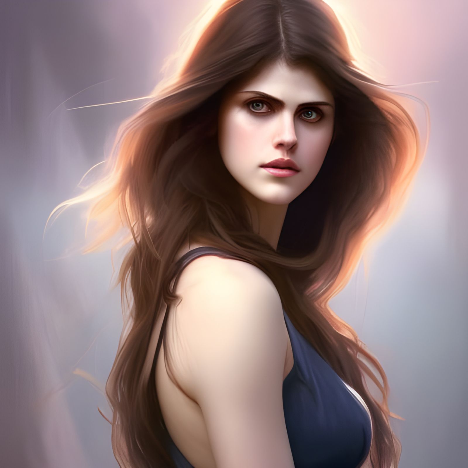 Alexandra Daddario - AI Generated Artwork - NightCafe Creator
