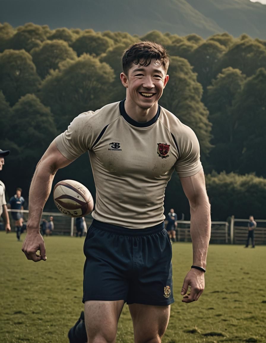 Rugby Player 3 - AI Generated Artwork - NightCafe Creator